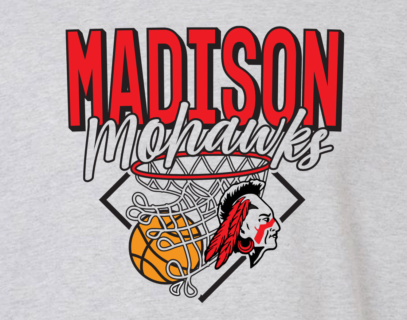 Madison Mohawks Basketball – Short Threads Apparel & Design